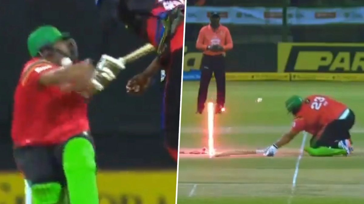 Azam Khan Hit by Bouncer: দেখুন, সিপিএলে ঘাড়ে বাউন্সার বল খেয়ে মাটিতে হুড়মুড়িয়ে পড়লেন আজম ...