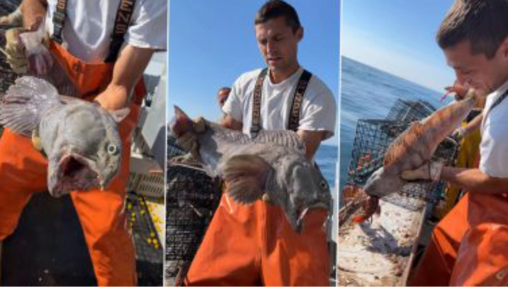 Giant Devil Fish!: জালবন্দি হয়ে নৌকায় দাপিয়ে বেড়াল দৈত্যাকার শয়তান ...