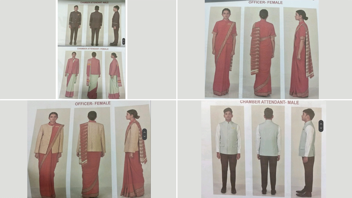 New Uniform Of Parliament Employee: সংসদের নতুন ভবনে কর্মীদের ...