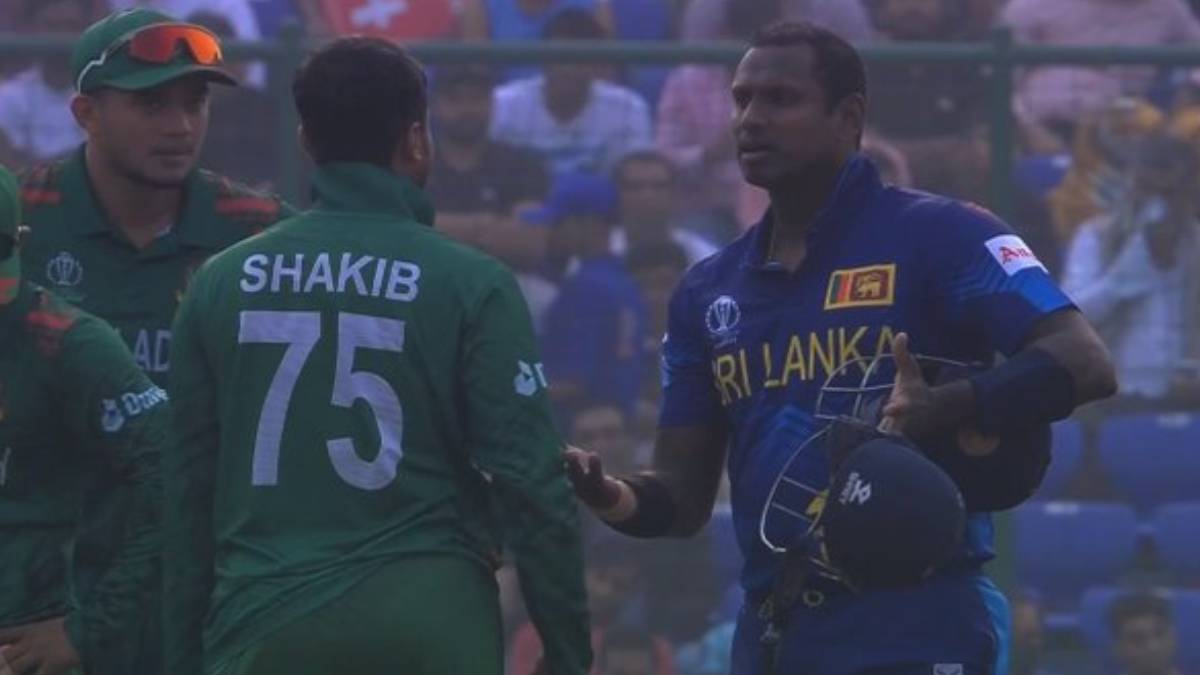 Angelo Mathews Timed Out: দিল্লিতে সময় শেষের ঐতিহাসিক আউট! সাকিবের ...