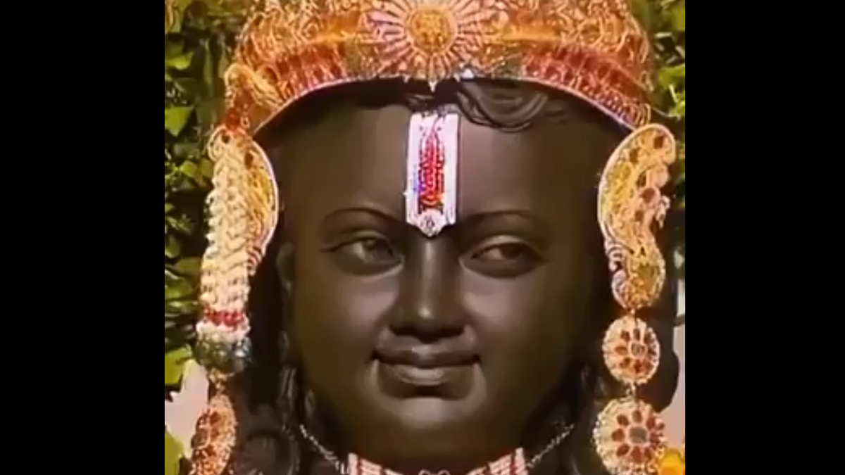 Shri Ram AI Image: রামমন্দিরে প্রাণ প্রতিষ্ঠার পরেই রামলালার মুখে স্মিত ...