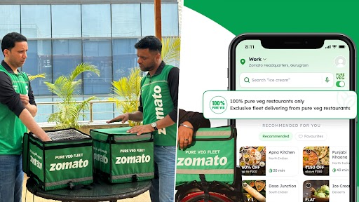 Zomato Pure Vej Fleet: 'পিওর ভেজ', 'অর্ডার' করলেই নিরামিষ রেস্তোরাঁ ...